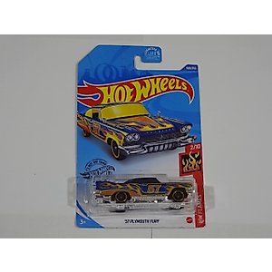 Hot Wheels - '57 Plymouth Fury - HW Flames 2/10 [Blue] - #168/250