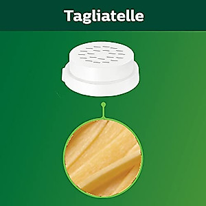 Philips Kitchen Appliances Philips Avance Collection 4-in 1 Angel Hair, Pappardelle, Thick spaghetti & Tagliatelli, One size, Easy Clean, Perfect Texture and Taste, White (HR2404/05)