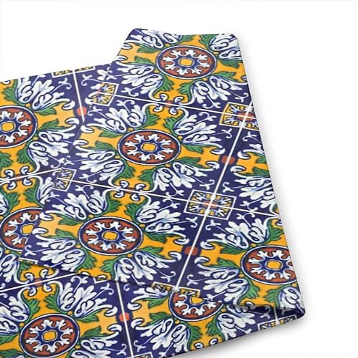 Mexican Talavera Tile Pattern Premium Garden Flags - Garden Decoration Flags/Yard Decoration Flags/Outdoor Garden Flags/Two Shapes Available