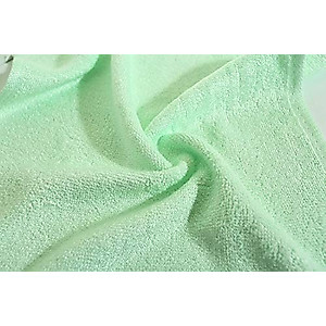 100% Bamboo Fiber Fade-Resistant Super Soft and High Absorbent Multi-Purpose Fingertip Towels, 8 Washcloths Face Cloths (10inch x 10inch).8Pieces