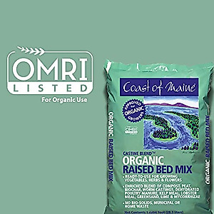 New Coast of Maine - Organic Raised Bed Mix - Castine Blend, 1.0cf
