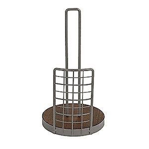 Spectrum Diversified Vintage Paper Towel Holder, Industrial Gray