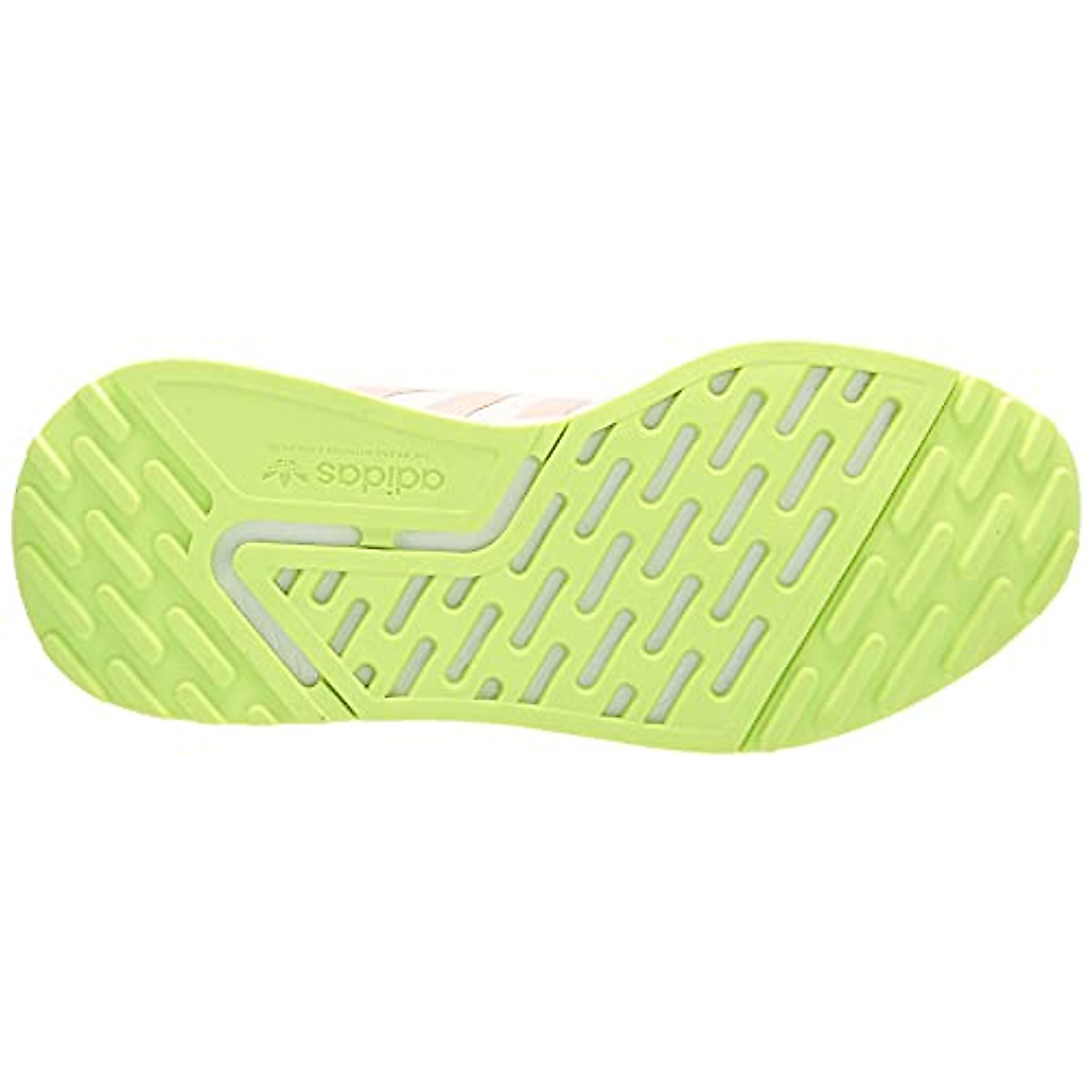 adidas Originals Multix Skate Shoe, Wonder White/Halo Blush/Signal Green, 5 US Unisex Little Kid