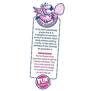 Fun Sweets Cotton Candy (Classic Pink & Blue Blend, 12 Count)