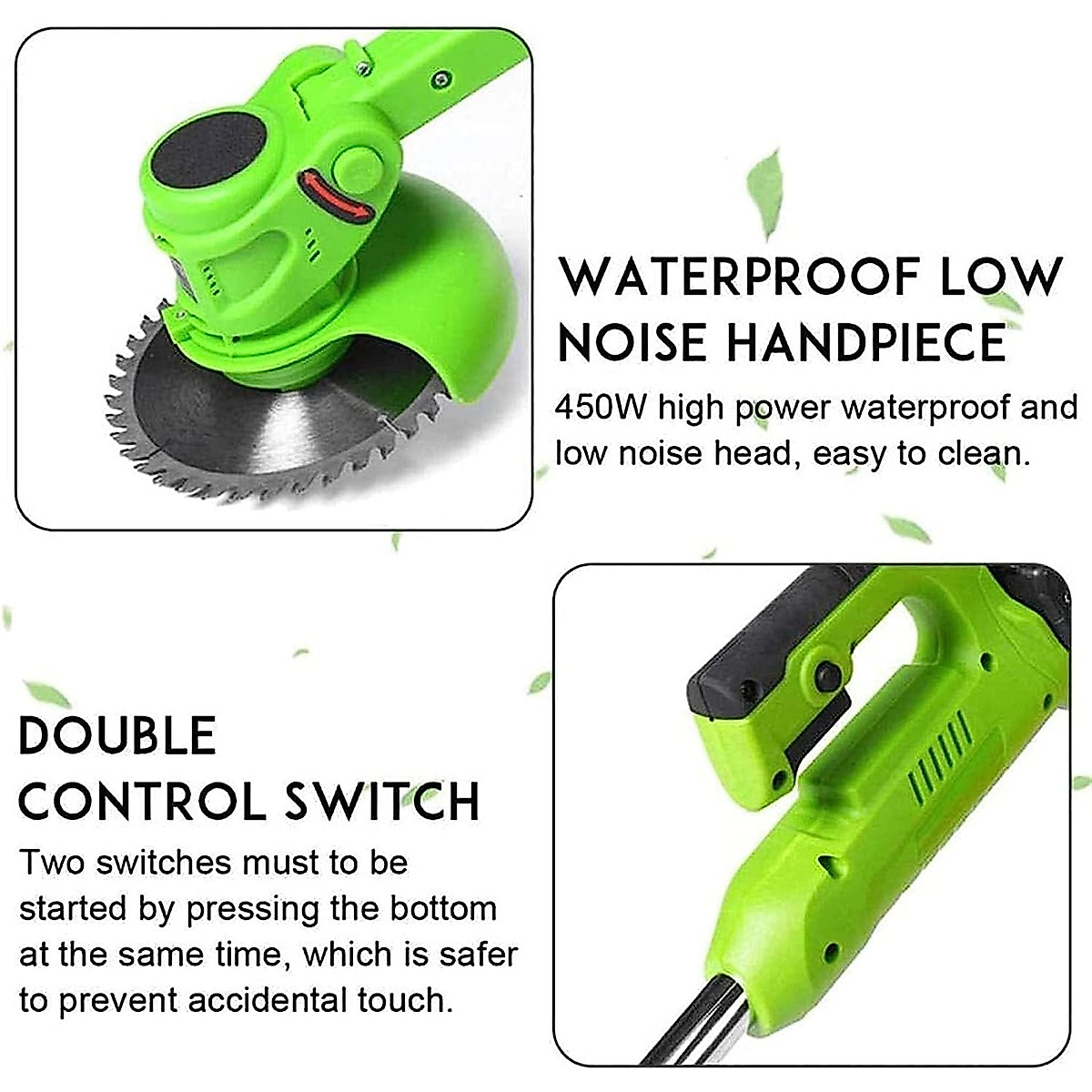 Handheld String Trimmer Cordless Sweeper Handheld Portable Lawn Mower Agricultural Household Cordless Weeder