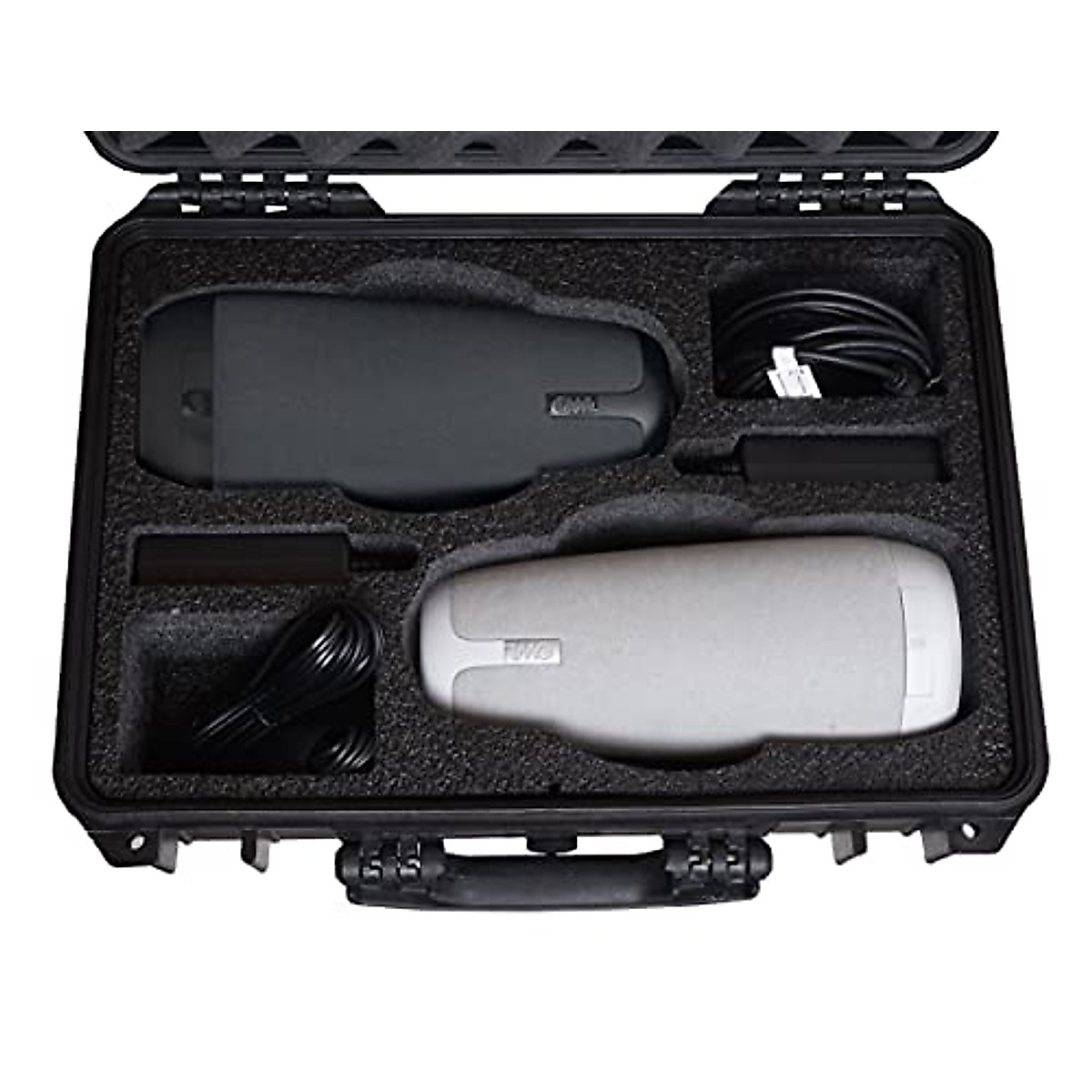 Case Club Case fits 2 Meeting Owl Conference Cameras - Travel & Storage Case Fits x2 Meeting Owl Standard, Pro, 2 or 3 - Pre-Cut Foam is Ready To Go Out of The Box - Holds Expansion Mic, Cords, Acc. & Lock Adapter