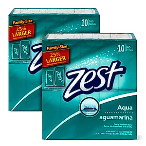 Idea Shop USA Aqua Bath Soap, 10 bars, 5Oz, (2 Packs of 10 Bars - 20 Bars Total)