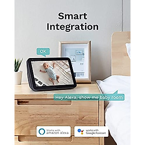 WUUK 4MP Indoor Security Camera, Pan Tilt Cam for Baby Monitor, Wi-Fi Home Security Pet Camera for Dog or Cat, Motion Detection & Tracking, Night Vision, 2-Way Audio, Compatible with Alexa & Google