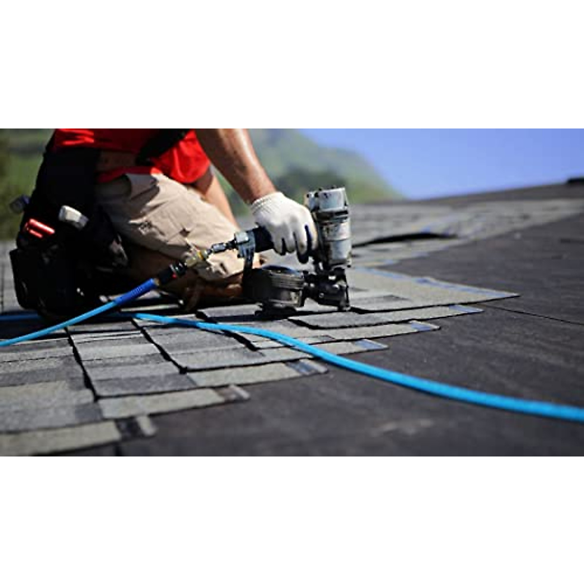 Amflo 12-25E 1/4" x 25' Poly Air Hose