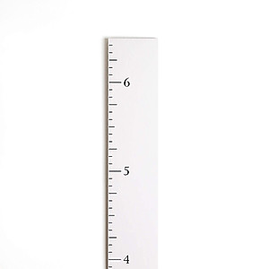 Headwaters Studio Wood Growth Chart for Wall - Growth Chart Wood Growth Chart for Kids Wooden Ruler Growth Chart Child Height Wall Chart Grow Chart for Wall Kids Wall Ruler Height Chart-Modern White