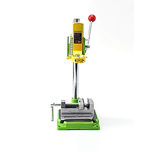 Floor Drill Press stand with aluminum vise/Rotary Tool Workstation Drill Press Work Station/Stand Table for Drill Workbench Repair,Drill Press Table,Table Top Drill Press90° Rotating Fixed Frame