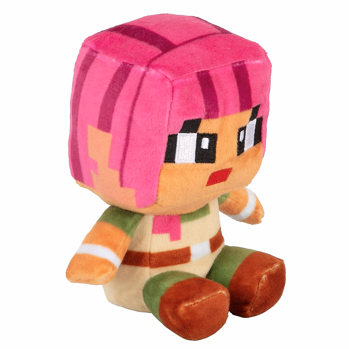 JINX Minecraft Dungeons Mini Crafter Adriene Plush Stuffed Toy, Multi-Colored, 4.5" Tall