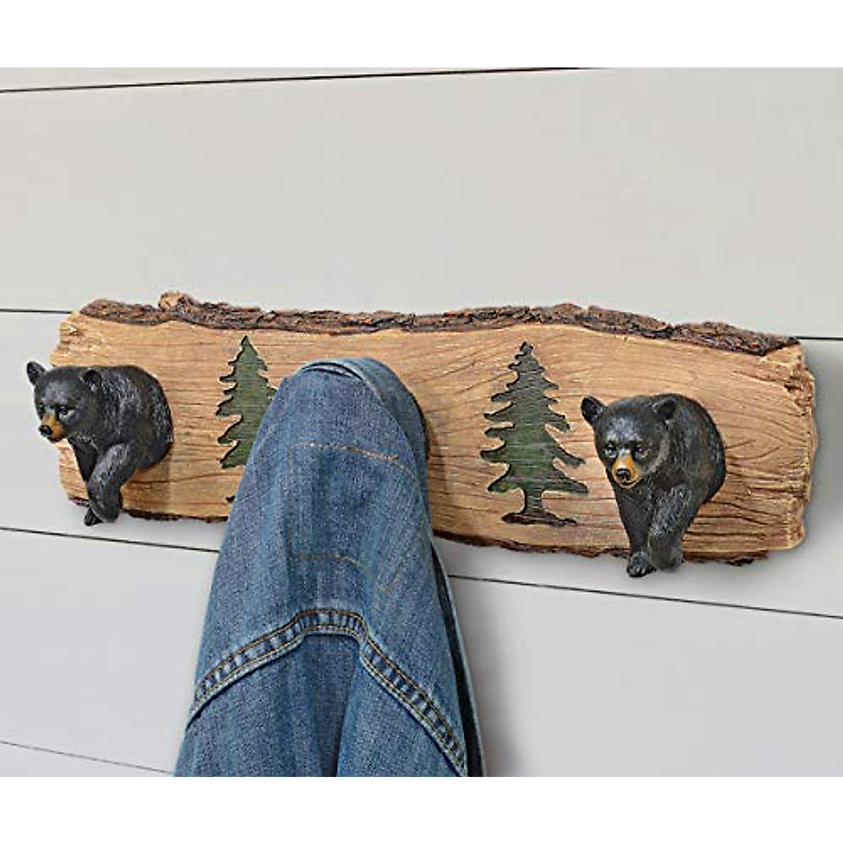 BLACK FOREST DECOR Bears and Pines Wall Hooks