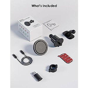 SUPERONE for MagSafe Car Mount Charger, MagSafe Wireless Car Charger 15W Fast Charging Magnetic Phone Holder [2024 Upgraded Strongest Magnet] Only for iPhone 15 14 13 12 Pro Max Plus Mini MagSafe Case