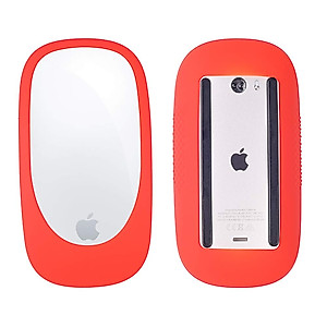 N/T Silicone Case Cover Protective Skin for Magic Mouse 1/2 Silicone Case for Apple Magic iPad Mouse (Pink)