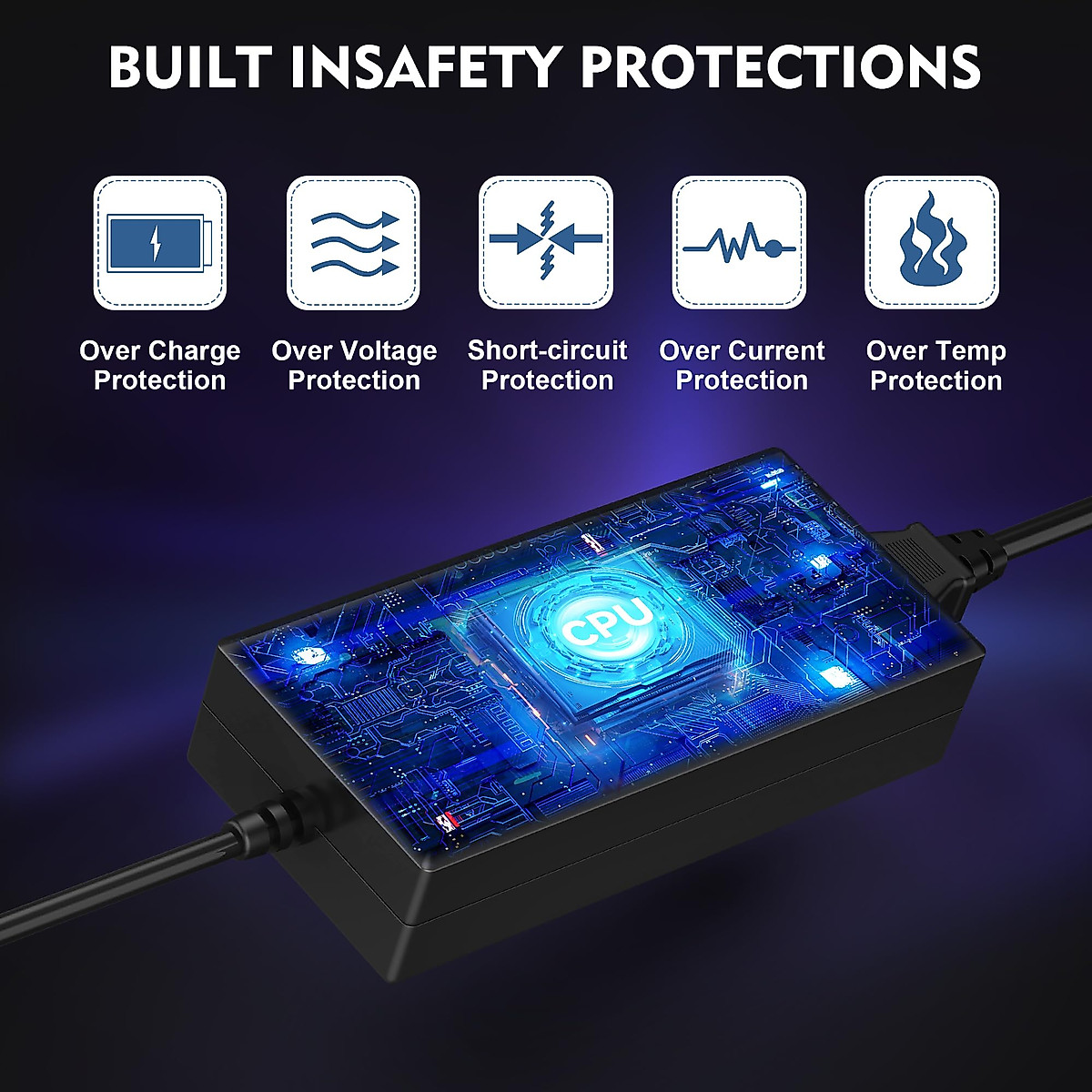 PKPower AC/DC Adapter for EPSON TM-U220B TMU220B Model M188B TM-T88V TMT88V 325 TM-U325D TMU325D POS Printer Power Supply Cord Cable PS Charger