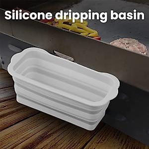 Damorr Replacement for Blackstone Grease Cup Liners & Blackstone Drip Pan Liners, for Blackstone Grease Catcher & Black Stone Grease Trays |Blackstone Griddle Accessories - Gray