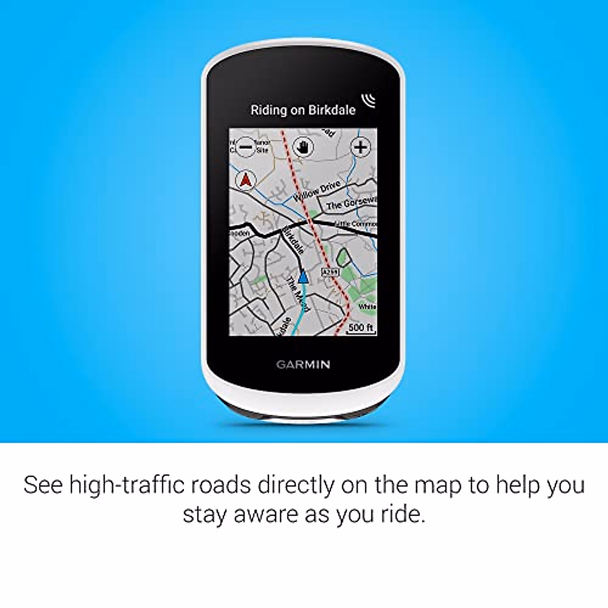 Garmin Edge® Explore 2, Easy-To-Use GPS Cycling Navigator, eBike Compatibility, Maps and Navigation, with Safety Features