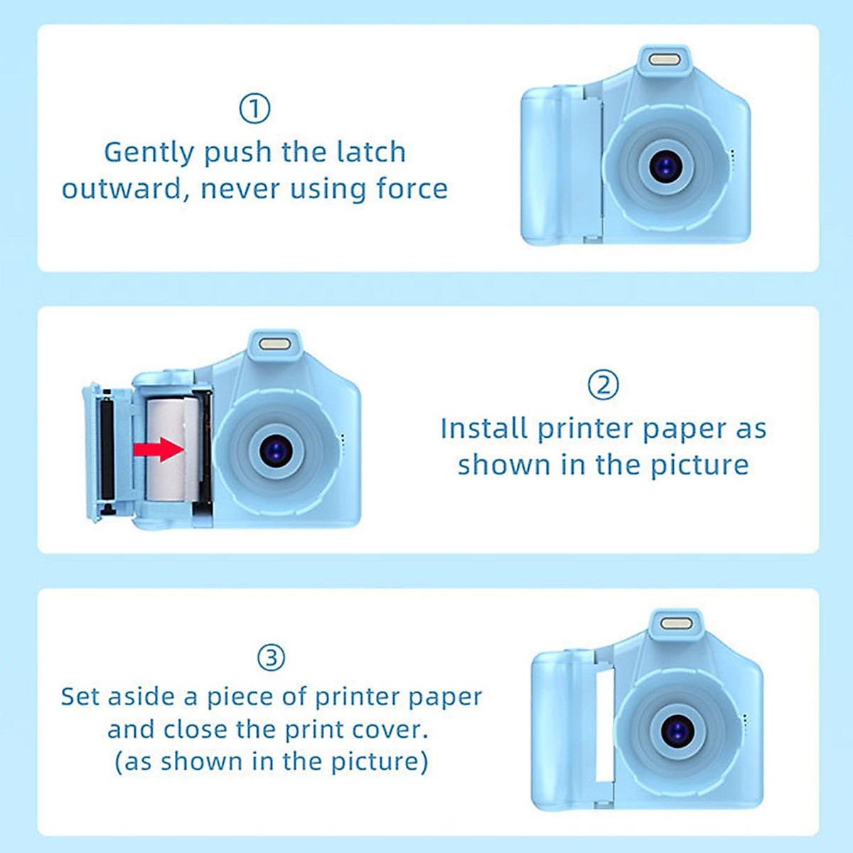 Children Video Camera, 1440P Kids Digital Print Camera 2.8 Inch Screen for Boys Girls (#1)