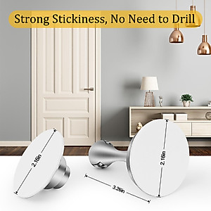 Door Stopper, Wedama Stainless Steel Magnetic Door Stop, 1 Pack Heavy Duty Door Catch Holder, Wall&Floor Mounted Door Open Holder with Adhesive Tapes for No Drilling, Screws for Stronger Mount-Silver