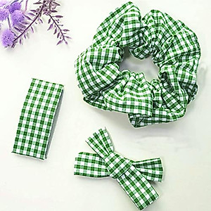 7pcs 10" X 10" Cotton Fabric Patchwork Squares Floral Fabric Fat Quarters Fabric Bundles Patchwork Fabric Quilting Fabric Bundles for DIY Crafts Cloths Handmade Accessory - Green Serie