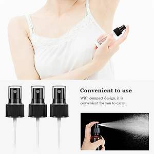 ARTIBETTER 40Pcs Spray Bottle Replacement Pump Oils Spray Tops for Fine Mist Sprayer Cosmetic Spray Bottle Size 24/410(Diameter/Circumference)