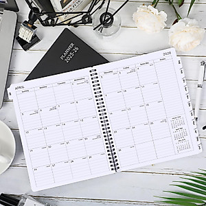 2023 Planner - Jan 2023 - Dec 2023, 8" x 10" (with Twin-Wire Binding), Planner 2023 with Weekly & Monthly Spreads, Strong Twin-Wire Binding, Round Corner, Improving Your Time Management Skill