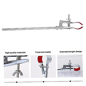 1pc Universal Flask Clamp Laboratory Flask Clip Laboratory Accessory Beaker Clamp Flask Clamp Holder Laboratory Supplies Test Tube Clamp Beaker Clip Chemical Experiment Equipment