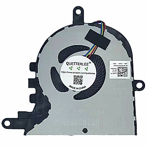 QUETTERLEE Replacement New CPU Cooling Fan for Dell Latitude 3590 L3590 E3590 Inspiron 15 5570 5575 5770 3585 17-3780 3793 5770 Vostro 3580 3590 3591 3593 Series 0FX0M0 DC28000K9D0 DFS1503055P0T FK3A