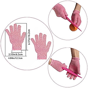 quirzx Kids Knife Set, 3PCS Kid Safe Knives with Cut Resistant Gloves (Ages 6-12), Serrated Edges, BPA-Free, Plastic Kitchen Kids Knives for Real Cooking & Cutting Fruit, Vegetable, Bread, Cake