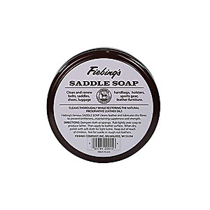 Fiebing's Saddle Soap, White, 3.5 oz