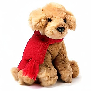 Bearington Grizwald The Golden Retriever Plush, Dogs Stuffed Animals, 7.5 Inch Golden Retriever Stuffed Animal, Ideal Christmas Stuffed Animal Gift for Toddlers, Kids & Teens