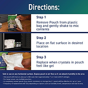 Concrobium 7453276 Moisture Grabbers Humidity Absorbing Pouch, 27.6 oz