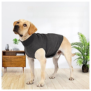 ODSSTAIPS Dog Anxiety Vest Thunder Vest for Dogs Anxiety Dog Thunder Jacket Anxiety Calming Vest Comfort Anxiety Vest for Dogs Dog Anxiety Relief Coat for Thunderstorm,Travel and Vet Visits Grey S
