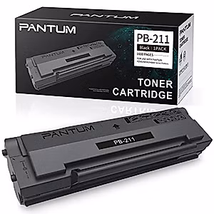 Pantum PB-211 Black Toner Cartridge Compatible P2200, P2500W, P2502W, M6500NW, M6550NW, M6552NW, M6600NW, M6602NW Series, Yeilds up to 1600 Pages (1)