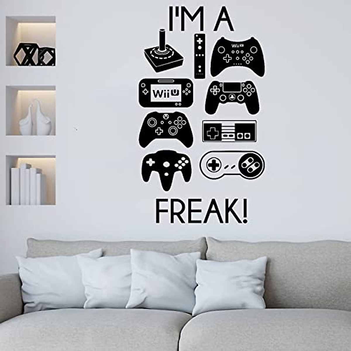 XIAOHUKK Gamepad decalsVideo Game Controller Stickers