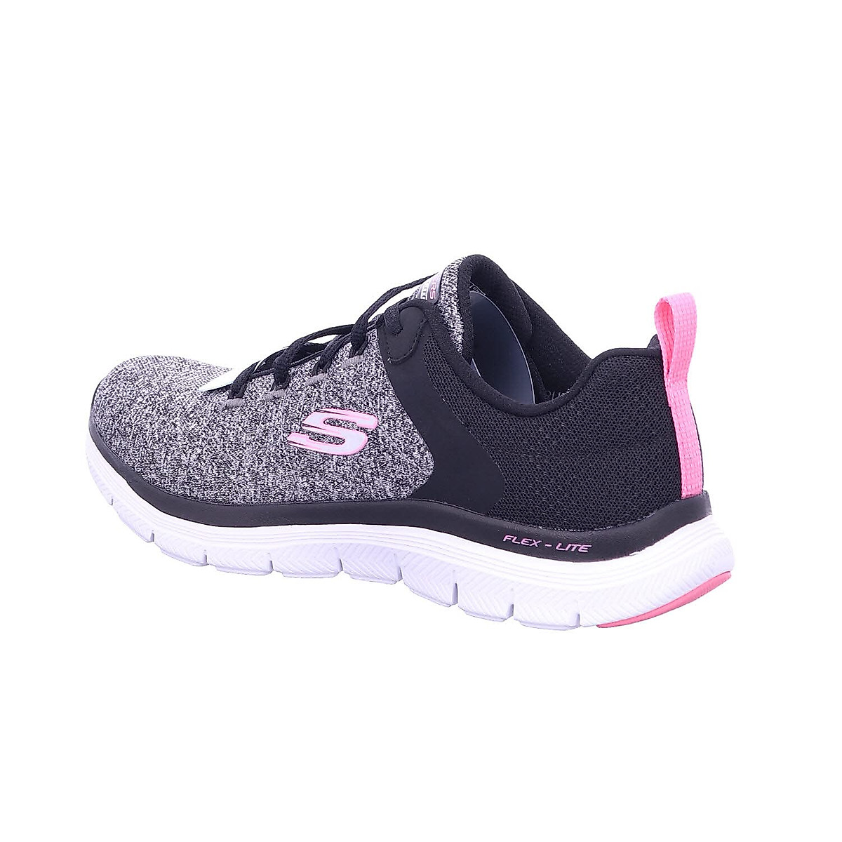 Skechers Flex Appeal 4.0 - Brilliant View Black/Rose Gold 9.5 C - Wide