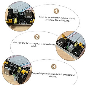 CUBTOL 6pcs Power Module Challah Board USB Breadboard Module Breadboard Repair Supplies Mb102 Breadboard Replacement 3.3v 5v Breadboard Power Supply 3.3v 5v Breadboard Module Dc Supplies