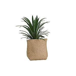 Jute Gardens 5 Pack of I Gallon Biodegradable Grow Pot Nursery Pots - Growing Plants - Plastic Free - Flowers Vegetable Planter - Potting Bags - Jute Fabric - Planting - Smart Design Pots