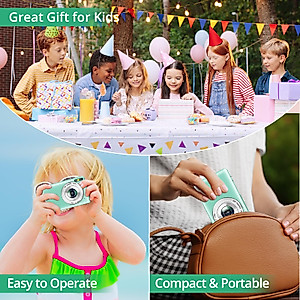 Digital Camera 1080P 44MP Digital Cameras, Digital Point and Shoot Camera for Kids with 16X Zoom, Anti-Shake, Compact Small Travel Camera for Beginner Children Boys Girls Teens Gift