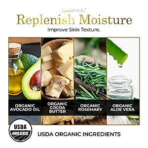 Luxe Beauty: Unscented Luxury Lotion - Anti-Aging Hand & Body Lotion with Hyaluronic Acid - Moisturizing, Lightweight, Non-Greasy Formula for Silky Smooth Skin - Gentle Hand Cream & Body Moisturizer