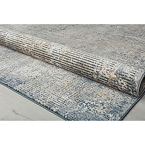 Rugs America Ludlow MD15A Hill Castle Stone Transitional Vintage Area Rug, 2'6" x 4'