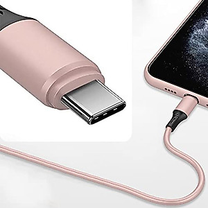 BGNTBUK Phone Charging Cables Android Type C Charging Charging Cable Suitable Phone Cable Liquid Port 1.2m Line Data Silicone Mobile Plastic Type C Charging Cable 10ft Fast Charge 90 Angle