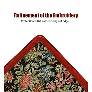 KUAELEN Case for iPad Air 11 inch M2 2024 Air 6th/ 5th Generation 2022 /Air 4th Generation 2020 10.9 Inch with Pencil Holder [Support Touch ID and iPad 2nd Pencil Charging]-Winter Jasmine