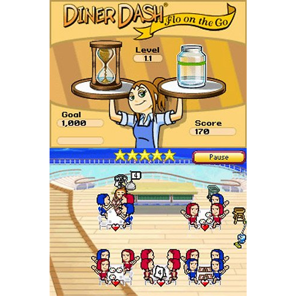 Diner Dash: Flo on the Go - Nintendo DS