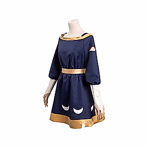 Finbald Womens Amity Blight Costume Dress The Owl House Cosplay Halloween Full Sets