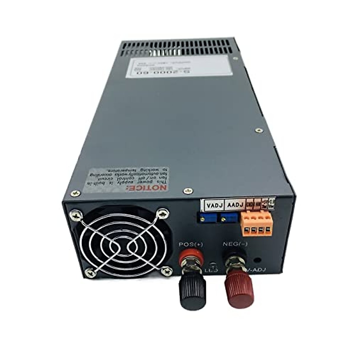 GIXAA DC Power Supply Variable 2000w AC-DC Switching Power Supply Adjustable DC Voltage& Current Power Supply LED Current Stabilizer Laboratory Bench Source with LCD Display