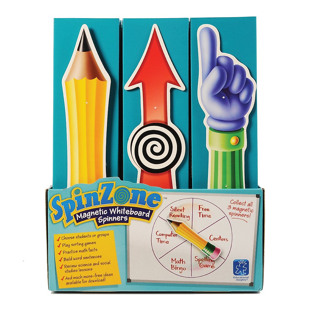 Educational Insights Spinzone Pop, Set of 24