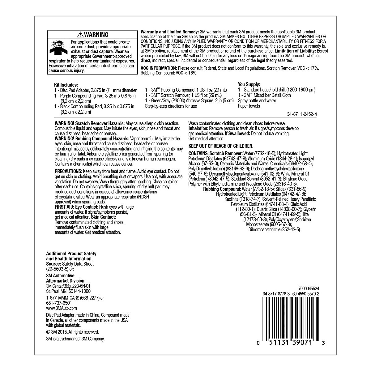 3M Scratch Removal System, 39071