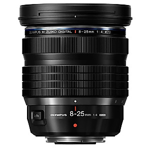 OM SYSTEM OLYMPUS M.Zuiko Digital ED 8-25mm F4.0 PRO For Micro Four Thirds System Camera, Compact Ultra Wide Zoom lens, Weather Sealed Design, MF Clutch, L-Fn Button